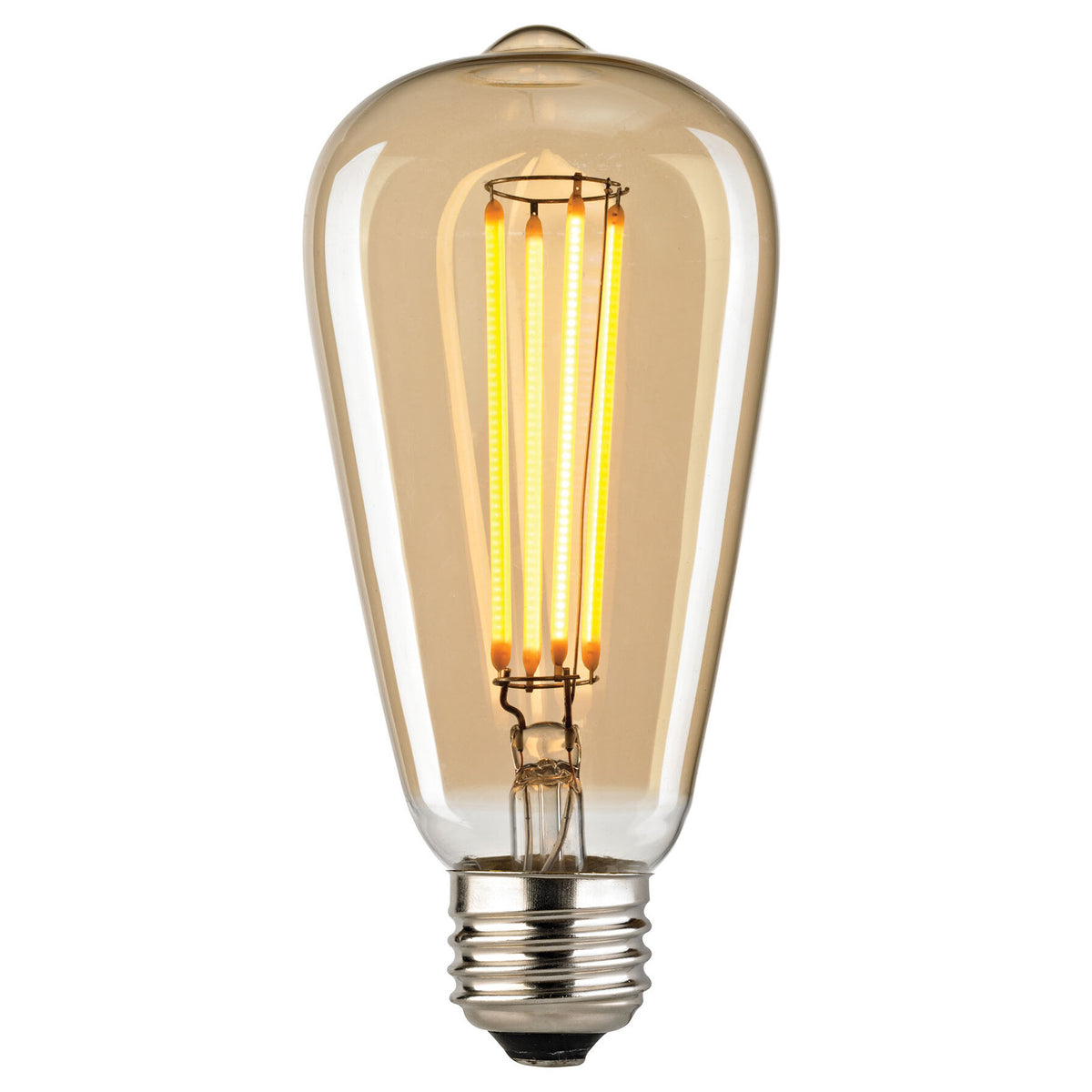 BOMBILLO VINTAGE LED ATENUABLE ST19 E27 110V 4.5W 2000K (LUZ CÁLIDA) 3 ...